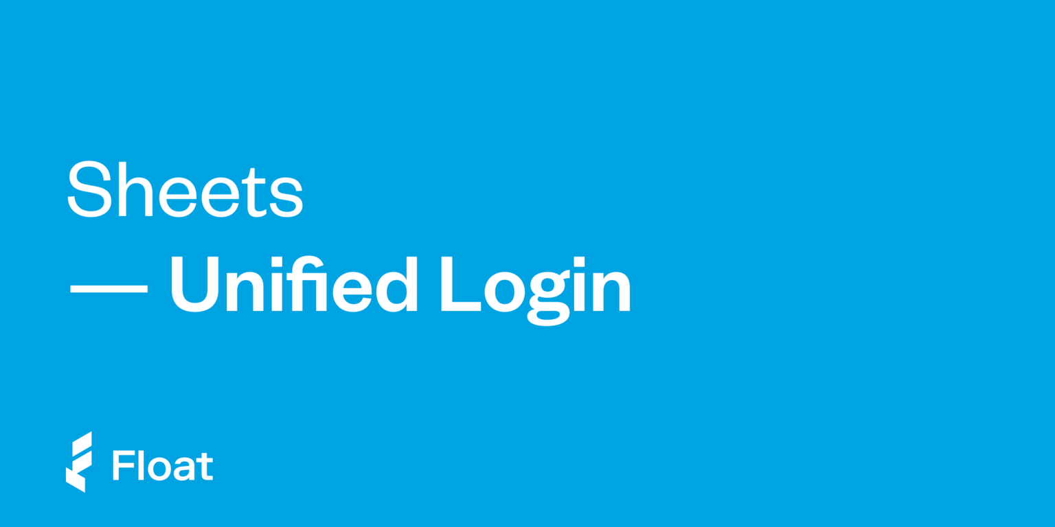 Unified Login - Float