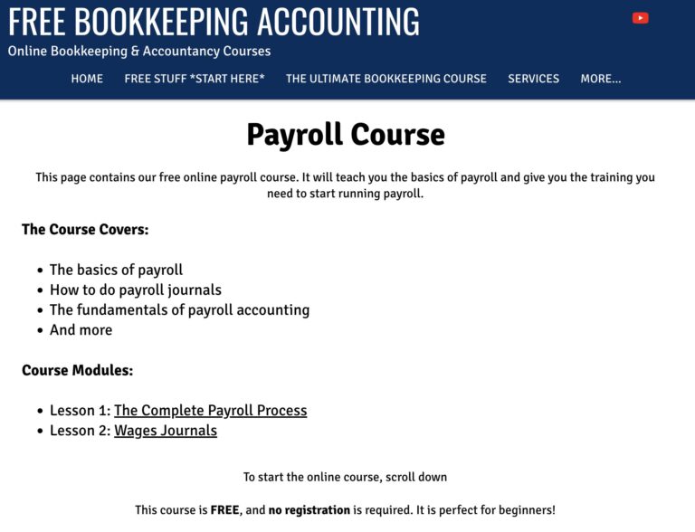 4 Free Online Bookkeeping Courses Businesses in 2025