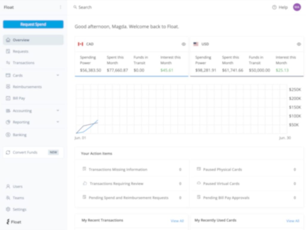 Book a demo | Try Float